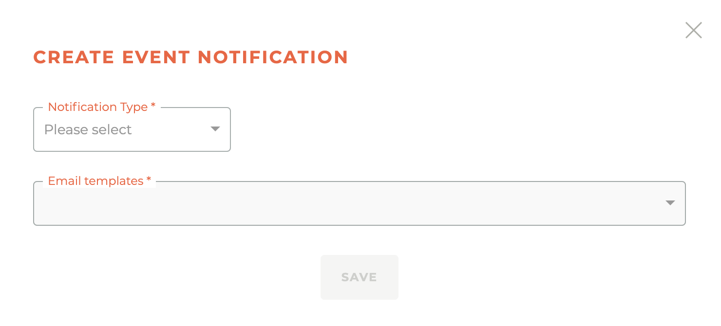 Events | Tangilla AMS Documentation